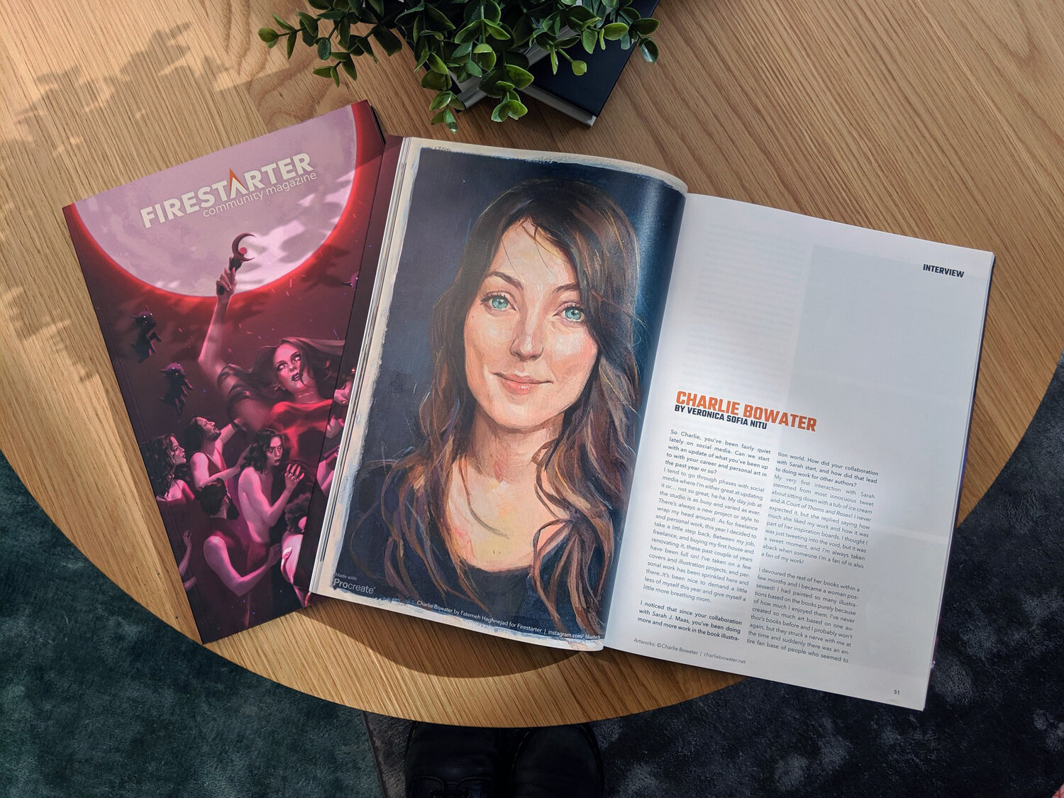 Interview: Charlie Bowater for Firestarter Magazine - Atomhawk